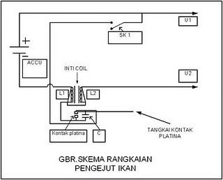 Elektronika Dan Otomotif: RANGKAIAN PENGEJUT IKAN/STROM IKAN