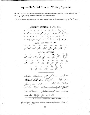 Jeannette's take on life: OLD GERMANGERMAN WRITING ALPHABET