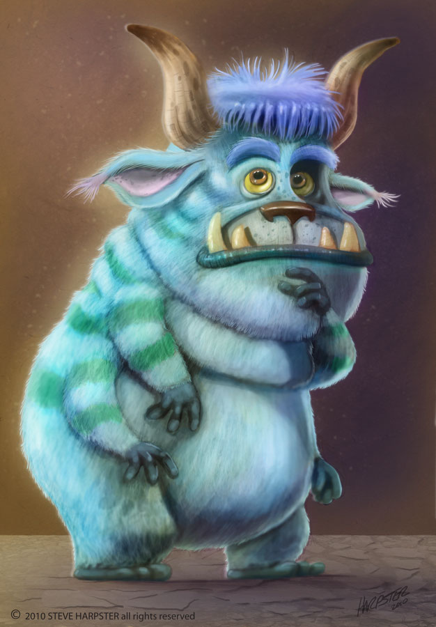 The illustrated world of Steve Harpster: monster