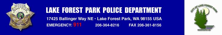 Shoreline Area News: Police blotter - Lake Forest Park