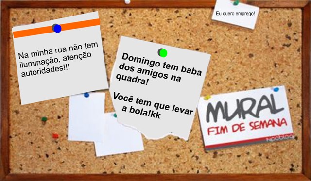 Jornal @ Nossa Voz - A Cidade: Mural de Recados