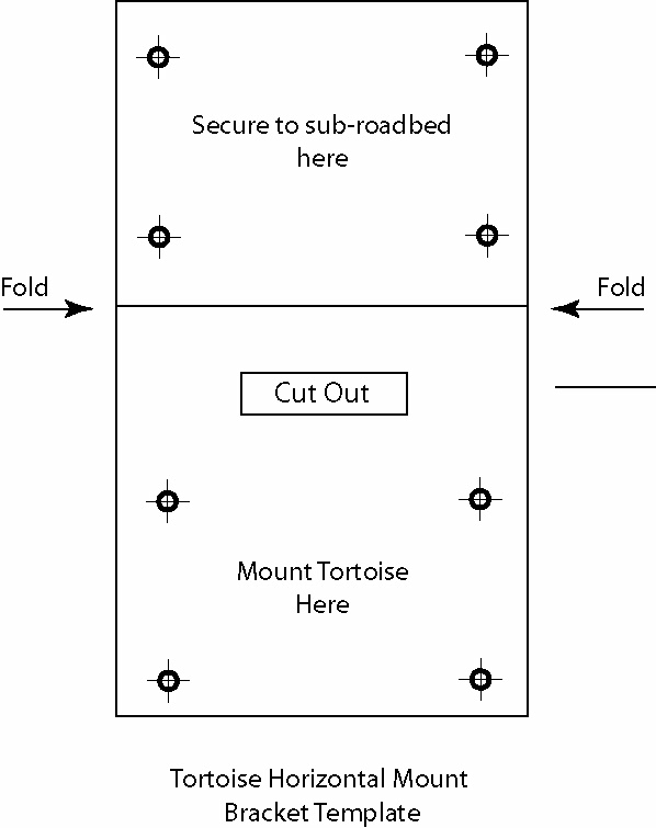 California Classic Lines: Tortoise Horizontal Mounting Bracket