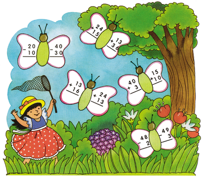 "Educando en la Excelencia": DESCUBRE LAS SUMAS Y RESTAS DE LAS MARIPOSAS