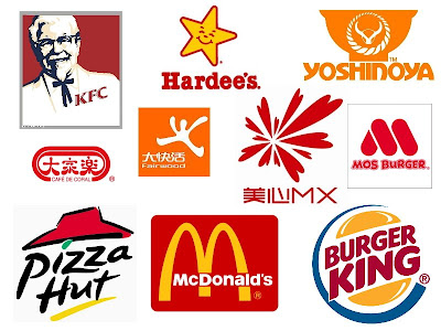 Color: Logo 2 - Warm Colors=Fast Foods?