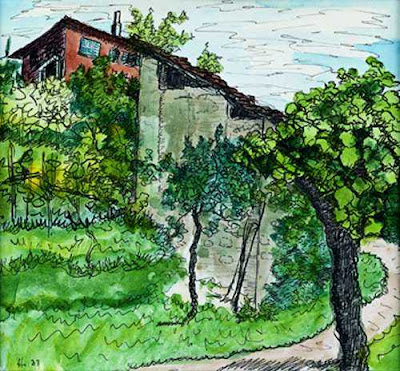 Casa del Poeta Tragico: Heseovi mali akvareli