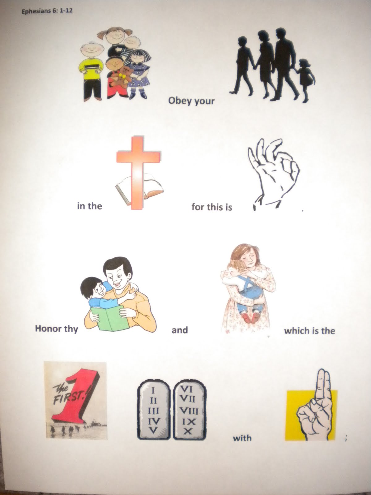 The Pemberley Parlor: Ephesians 6:1-7 in Pictures