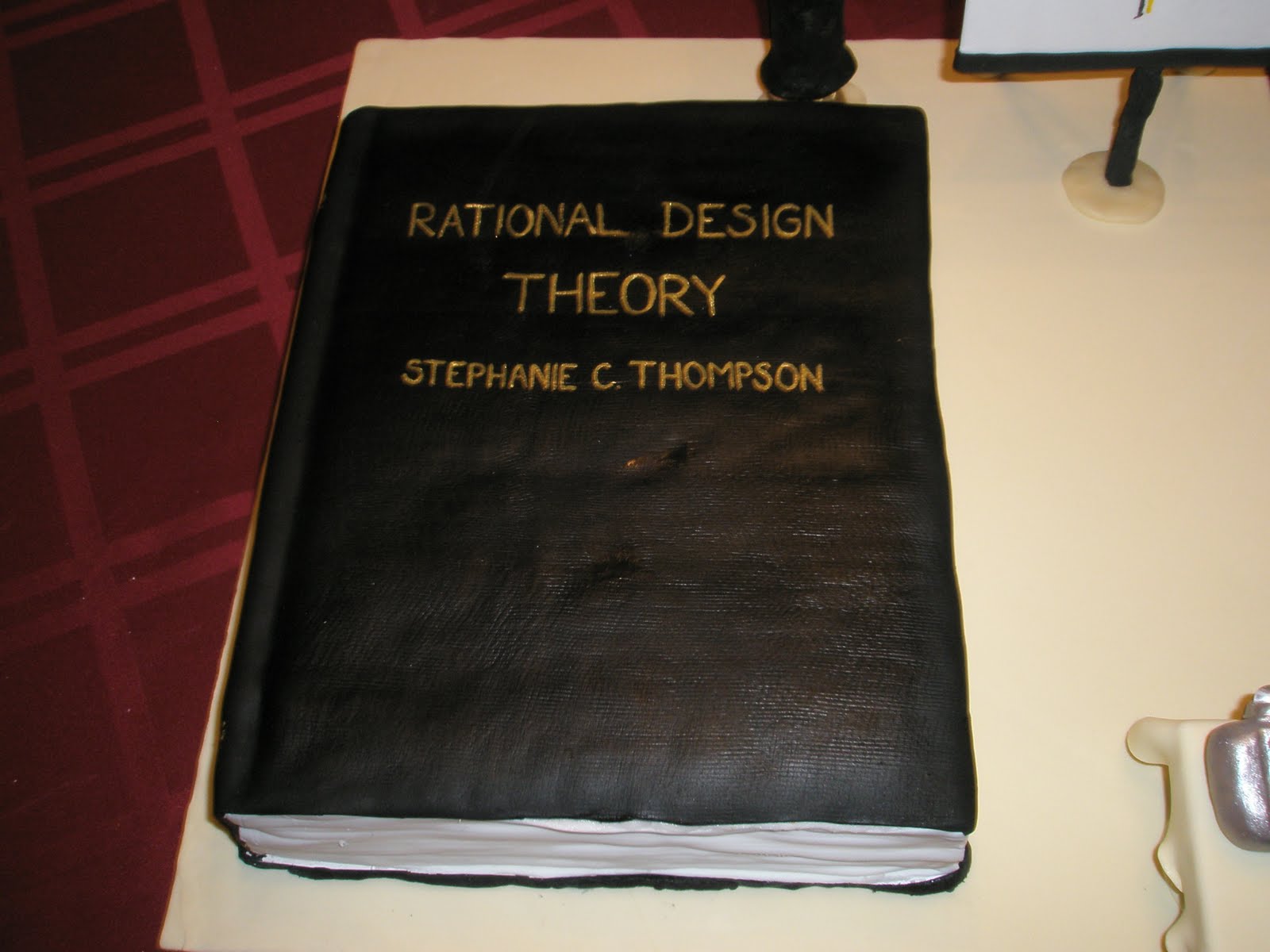 The Cake Engineer: Doctoral Thesis Cake!