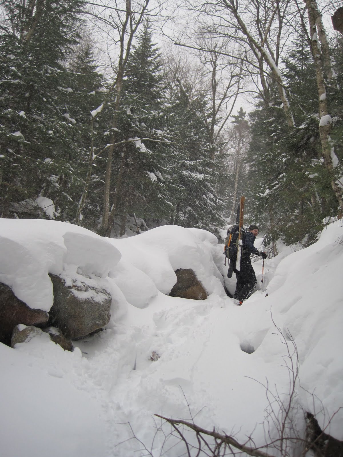 Climbing is fun.: Gothics North Face and True North Slide