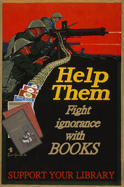 Booklicious: Library Cuts: It's War