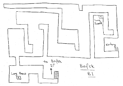 Final Fantasy II Walkthrough - Maps Only: Bafsk B1