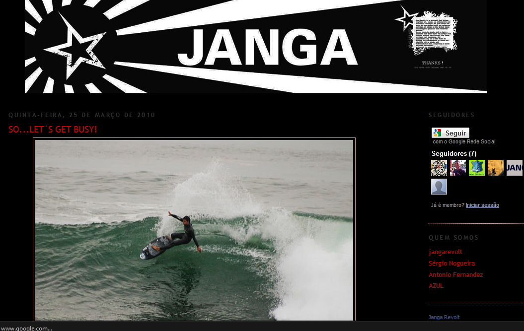 Blog Wavesurvivors: Janga Revolt is On
