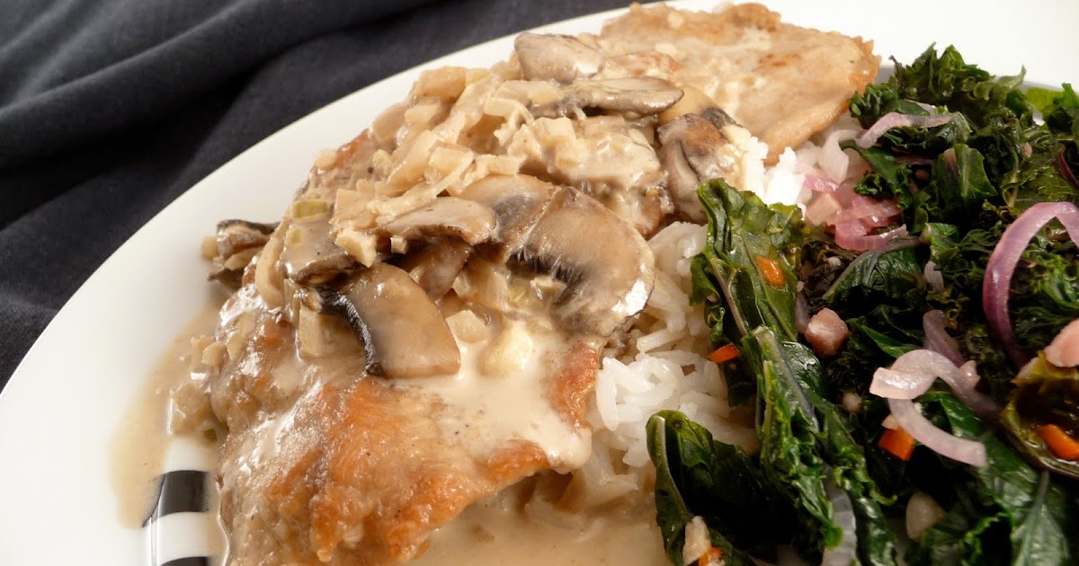 Crabby Cook: Veal Cutlets with Creamy Marsala Sauce