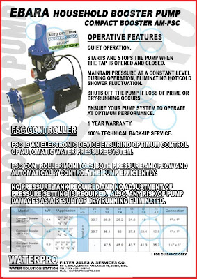 .: Ebara Household Compact Booster Pump