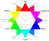 the color wheel: hot pink