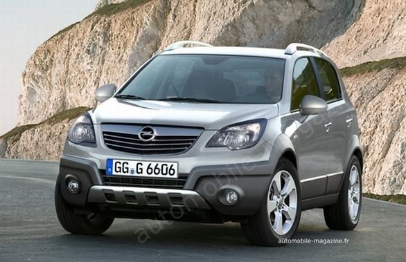 New Auto News: Opel Corsa Cross: graphic reconstruction of the small SUV