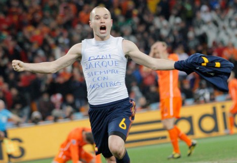 Fotos Gol Iniesta España 1 Holanda 0 | Fútbol en Televisión