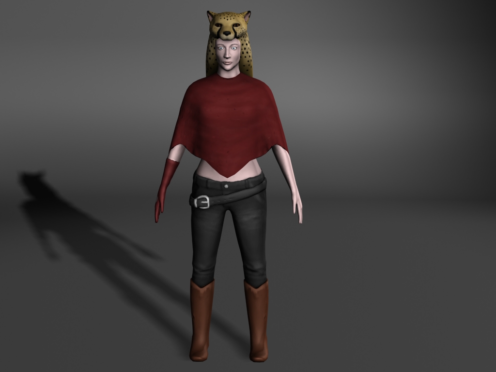 John Wendels: Finished 3D Character - 11,400 polygons.