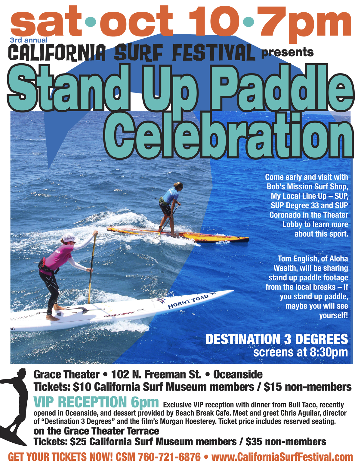 Stand Up Paddle Surfing: California Surf Festival: Movies, Music, Culture