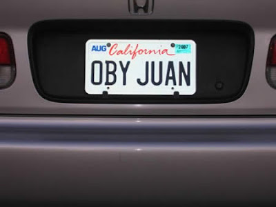 Wonderful World: 10 License Plates based on Star Wars Characters