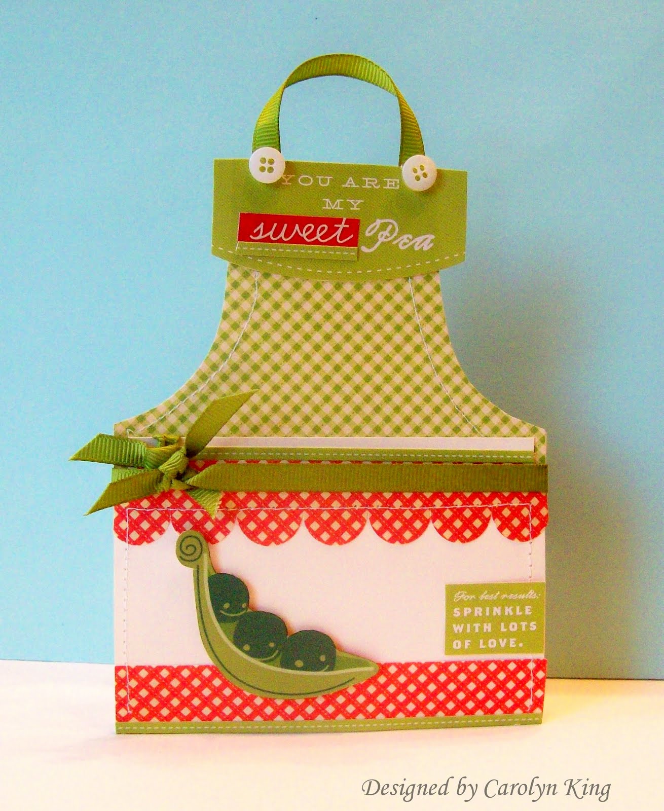 My Blog: Cosmo Cricket Apron Card