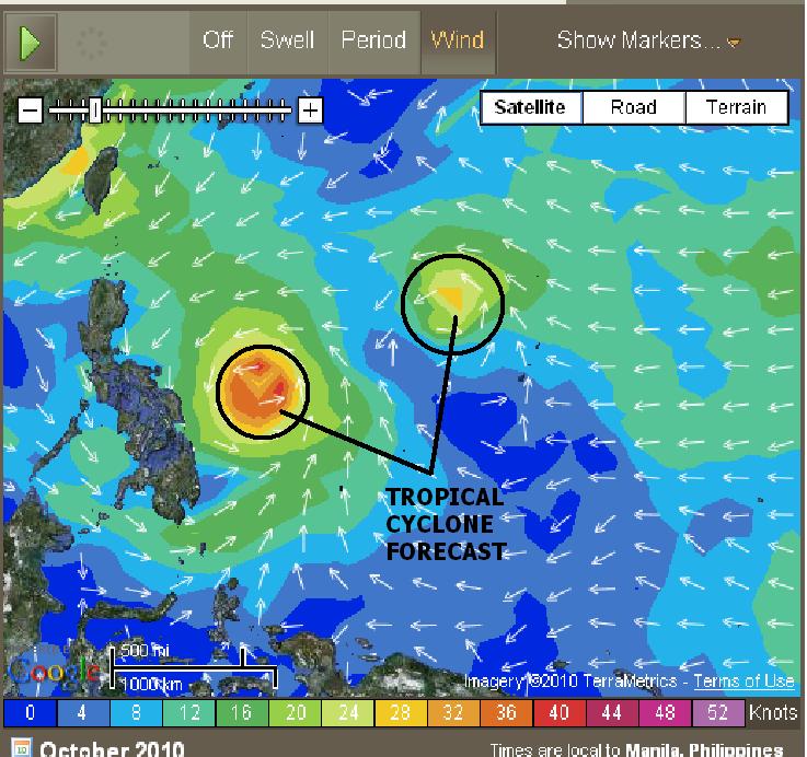 TYPHOON AND WEATHER IMAGERY: MAJORITY FORECAST MODELS SHOWS TROPICAL ...