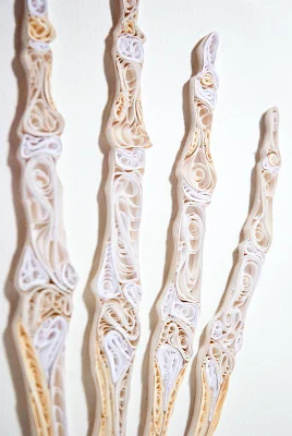 Anatomical Quilling - Sarah Yakawonis