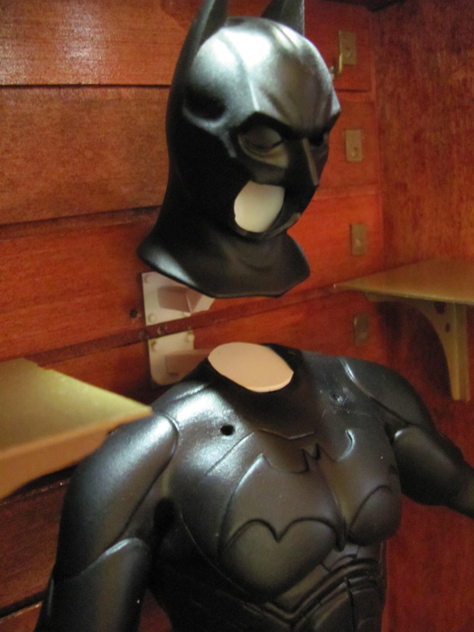 CREG Customs: Batman Begins Wardrobe Closet 1/6 Custom Built