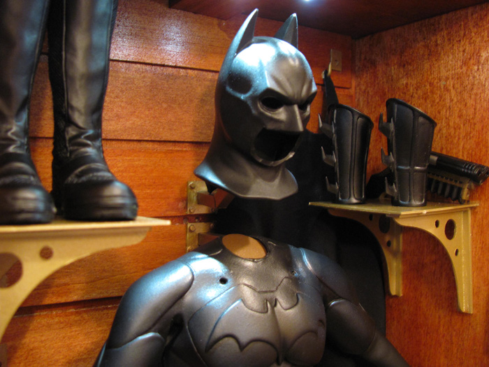 CREG Customs: Batman Begins Wardrobe Closet 1/6 Custom Built