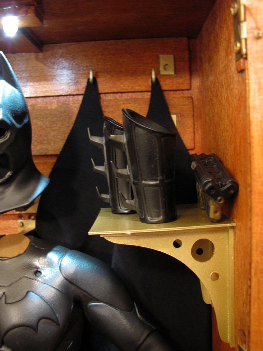 CREG Customs: Batman Begins Wardrobe Closet 1/6 Custom Built