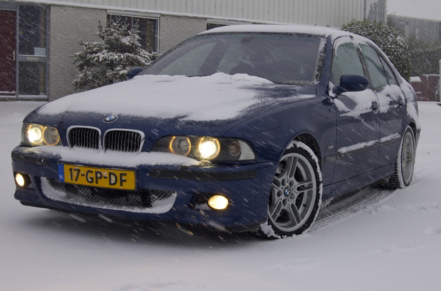 BMW M5: It's TOO EARLY for all the snow we've been having!