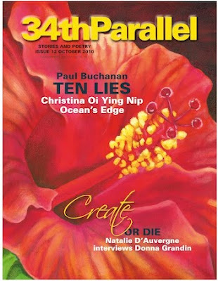 Blue Roots Art Studio: 34th Parallel literary magazine - interview and ...