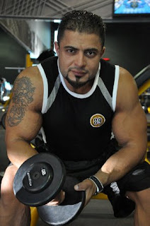 world bodybuilders pictures: smarty arab bodybuilder muhammad albadar