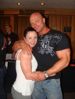 world bodybuilders pictures: bodybuilder marius dohne with friends