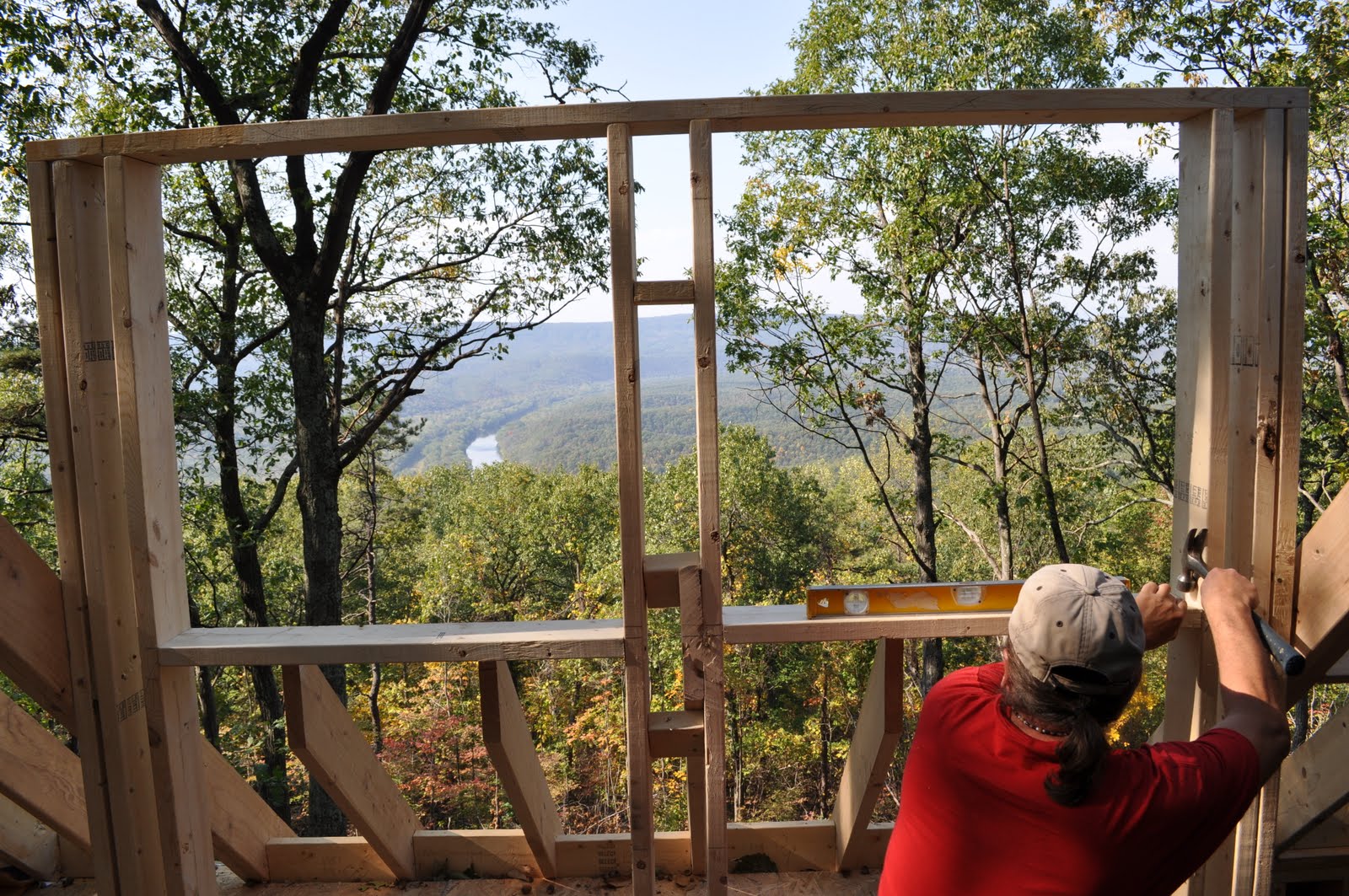 WVA Cabin: Front Porch, Front Overhang, Shed Dormer, Windows....