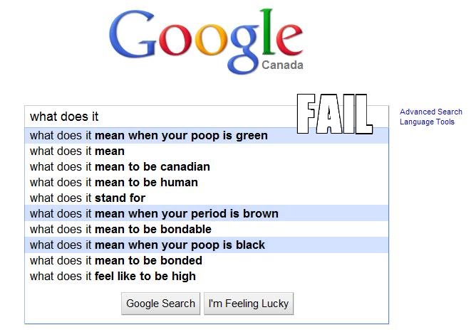 i did not ask for these powers: GOOGLE, DON'T FAIL ME NOW