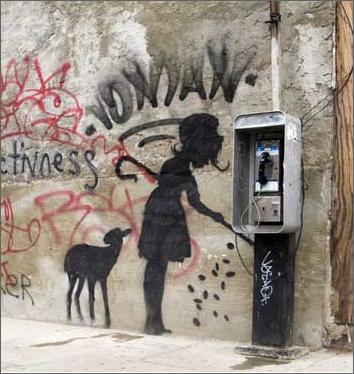 graffiti walls: 25 Cool Banksy Graffiti Pictures Collection