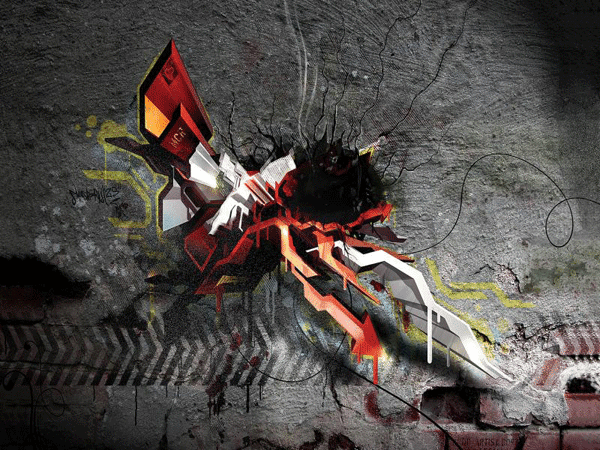 Graffiti 3d Arts: 25 Wonderful Inspiration Graffiti Design Street Art