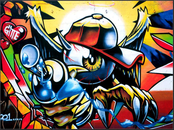 Graffiti 3d Arts: 25 Wonderful Inspiration Graffiti Design Street Art