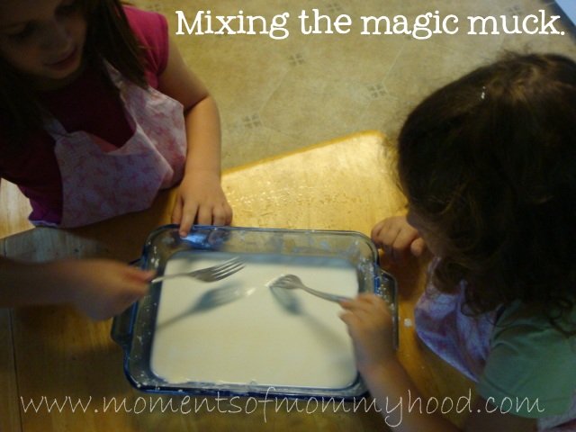 Moments of Mommyhood: Messy Fun :: Magic Muck