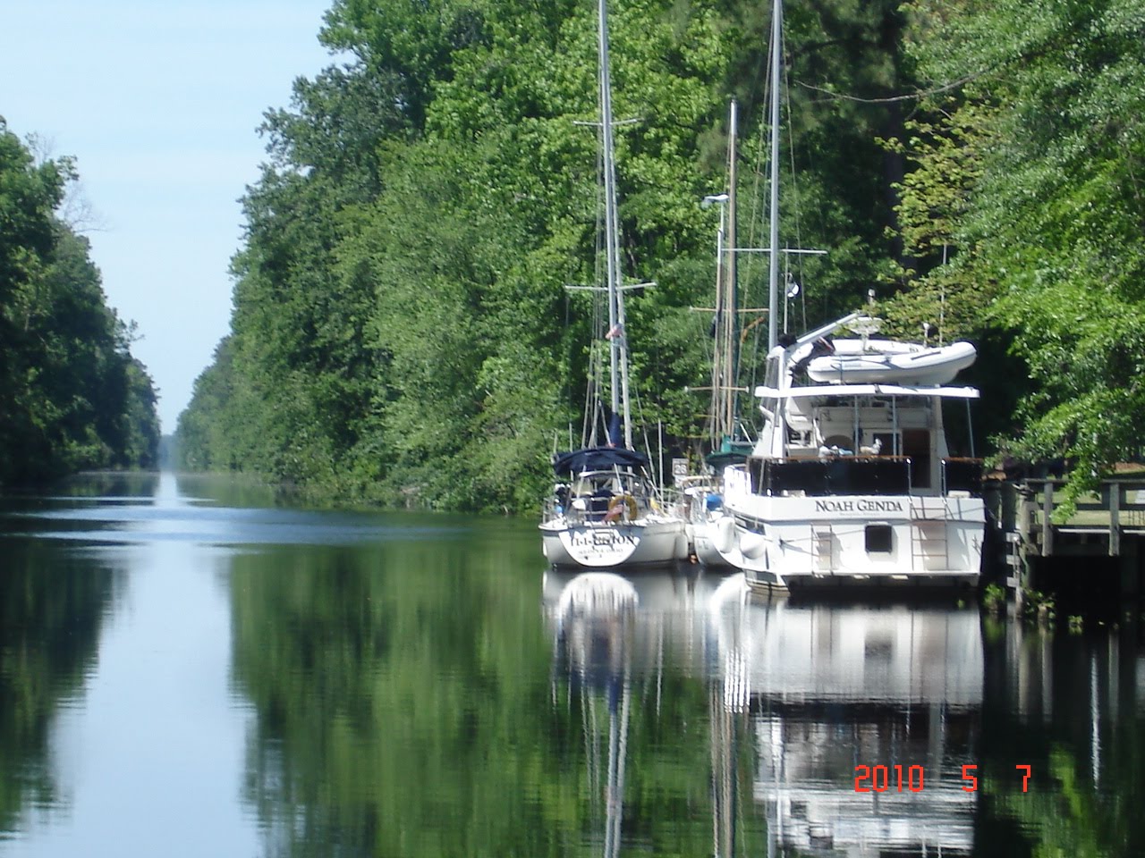 "Noah Genda" Our Adventure: Day 237, Dismal Swamp Canal