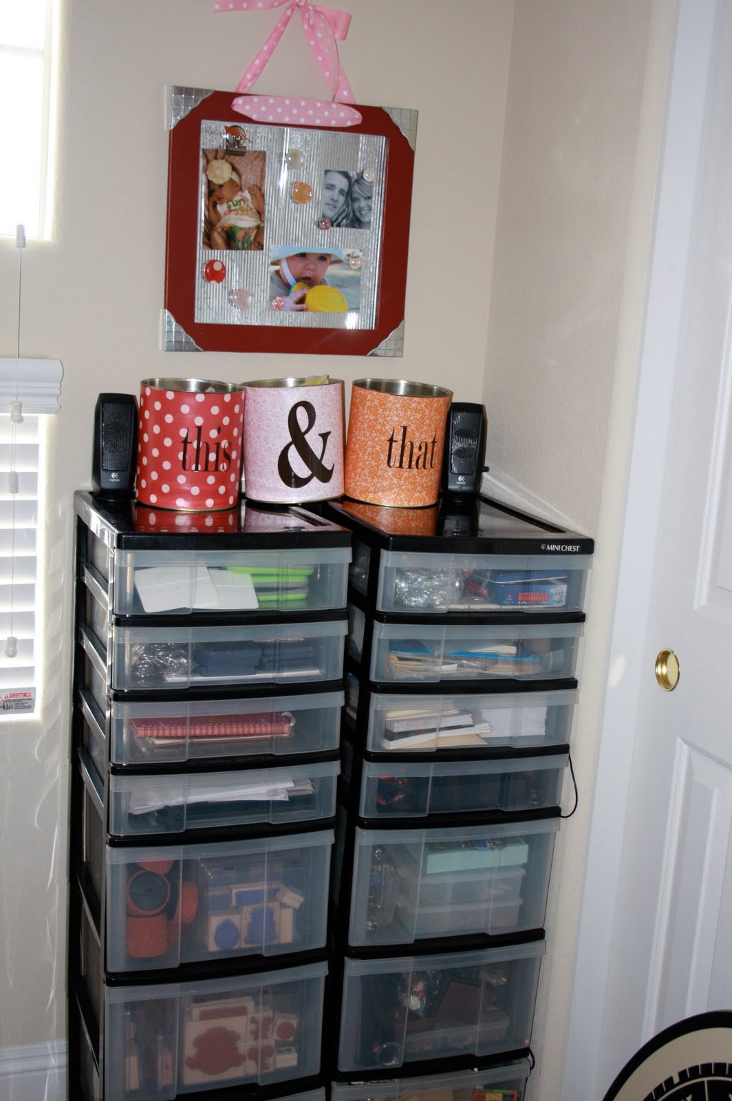 Lanier Creations: My Craft Room...The Tour... except the closet...it's ...