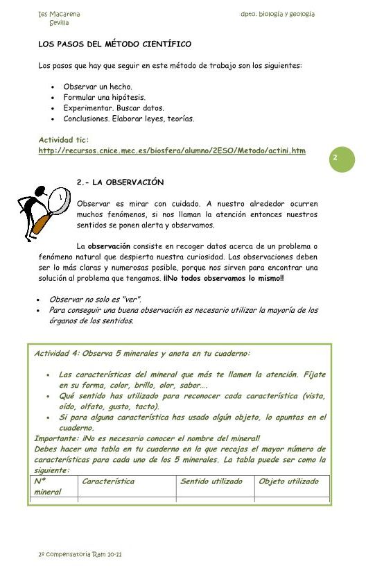 el blog de 2º a: El método científico