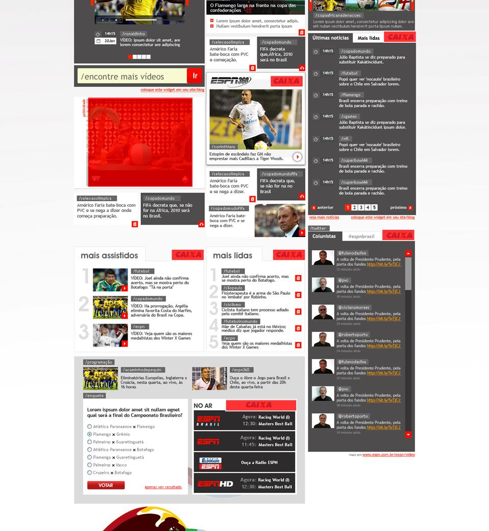 ESPN na Rede: Novo ESPN.com.br