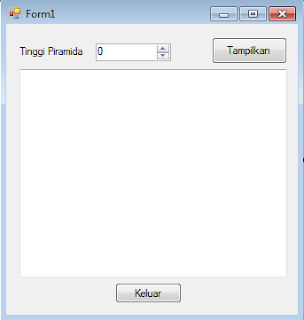Membuat Segitiga Piramida Angka Dengan VB 2008 | IT Programmer