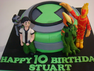 Sugar Lust: Ben 10 with Ultimate Omnitrix cake