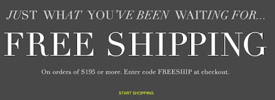 J.Crew Aficionada: J.Crew Free Shipping Offer & Fall (Not Final) Sale :)
