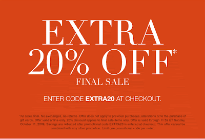 J.Crew Aficionada: Extra 20% Off J.Crew's Final Sale