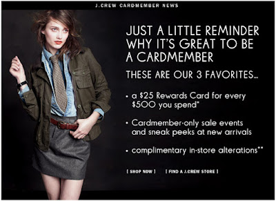 J.Crew Aficionada: J.Crew Email: All the great perks of your J.Crew ...