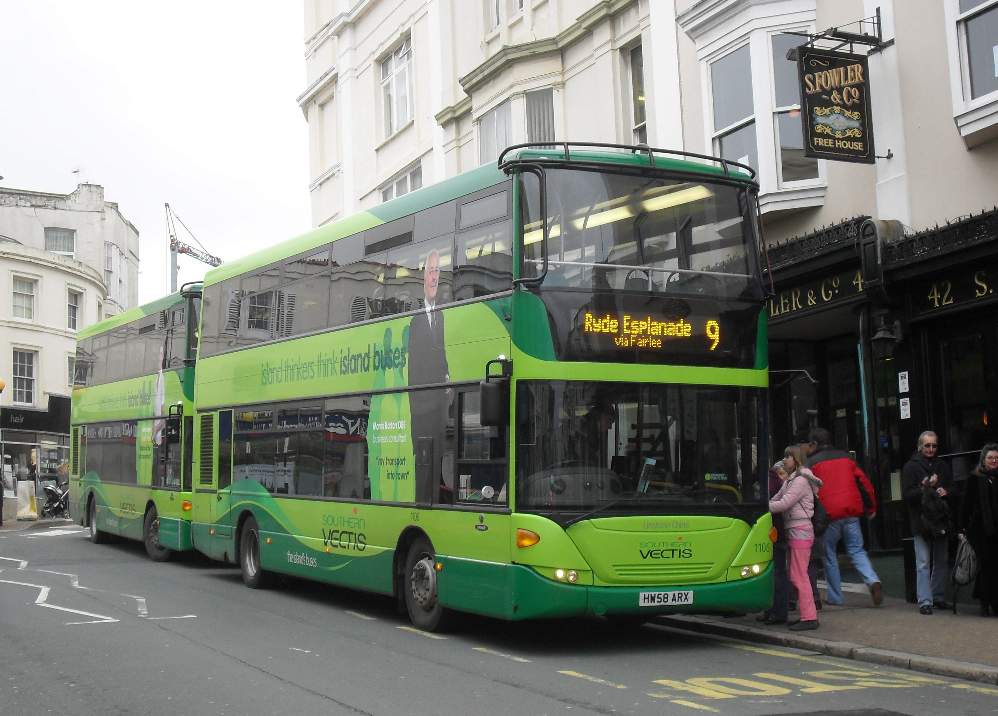Southern England Bus Scene: Winter in Ryde
