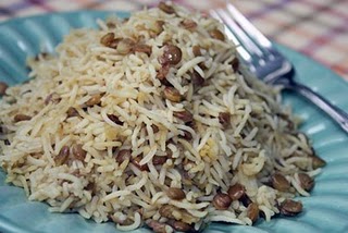 Persian Cuisine: Lintile and rice (Adas-polo) (4 Servings) - vegetarian ...